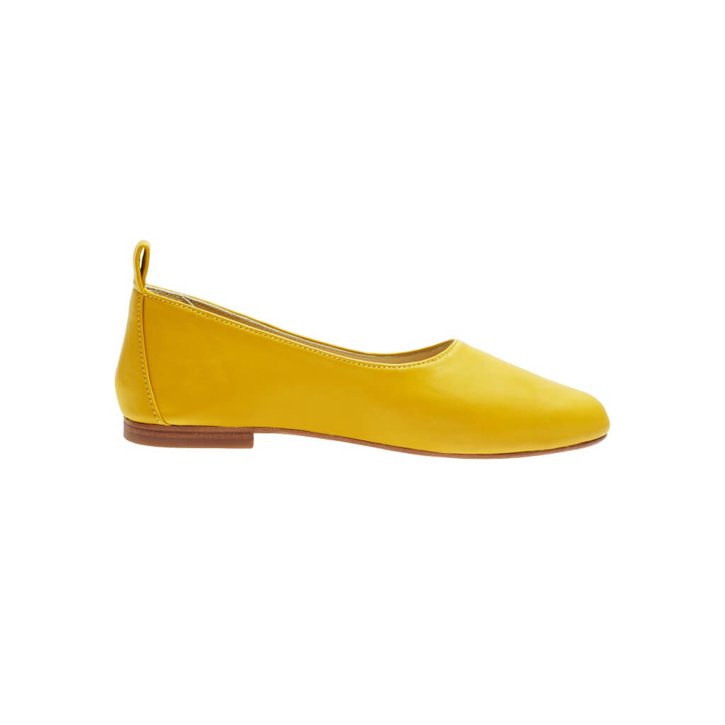 Liz in Buttercup Yellow | Ballet Flats | Comfortable Flat Shoes for ...